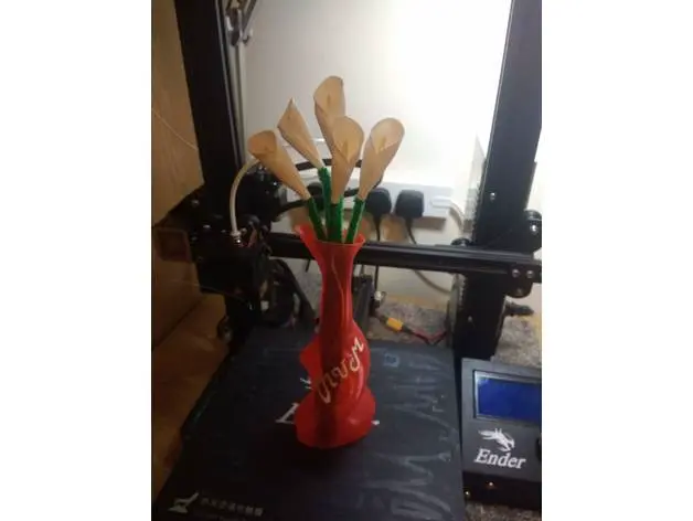 免费其他STL下载 - 花瓶 Mother_s_Day_Vase_and_Flowers - FDM-模型搬运工