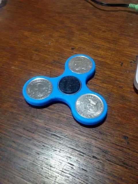 免费游戏道具STL下载 - Coin Fidget Spinner (Philippine 1 Peso coins) - boksbox