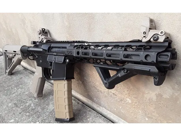 免费微型游戏与配件STL下载 - PWS CQB 556 Muzzle Device to suit Gel Blaster - 小黑不嘿