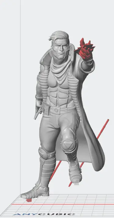 免费其他STL下载 - Gambit on Sentinel Hand - 发丝er