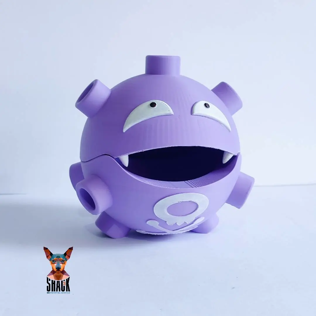 免费桌游与卡牌游戏STL下载 - KOFFING CONTAINER – A Functional & Smoky Pokémon ...