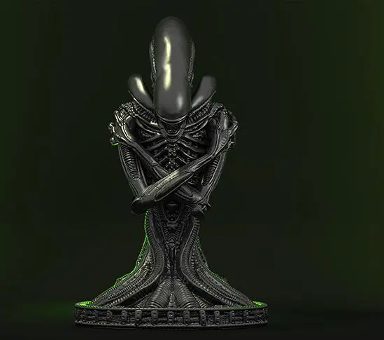 免费角色与怪物STL下载 - AvP Aliens Xenomorph Bust - Gambody - 3D打印小隆