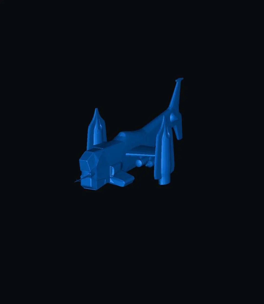 免费无人机与飞行器STL下载 - NERV~vtol - MK~shoko