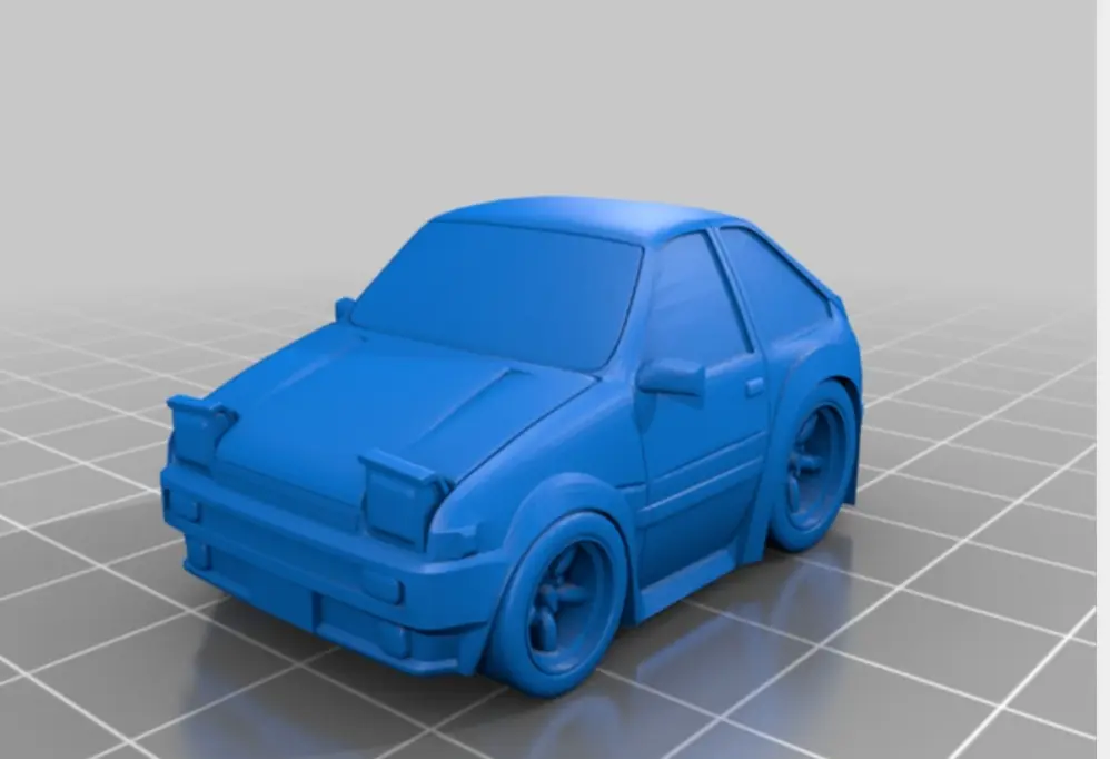 免费车辆与机械stl下载 Ae 86 霸霸