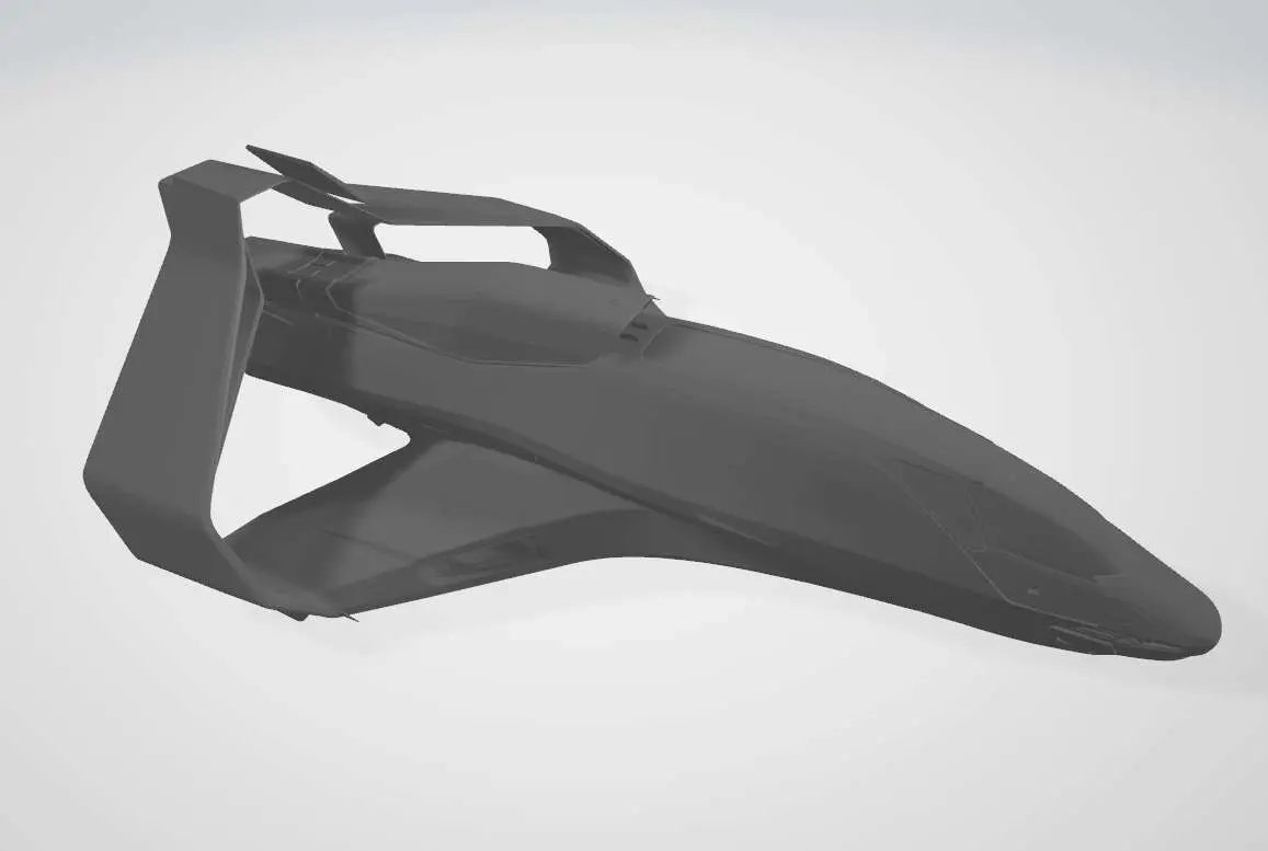 免费其他STL下载 - 星际公民 300i飞船 - 不务正业工作室