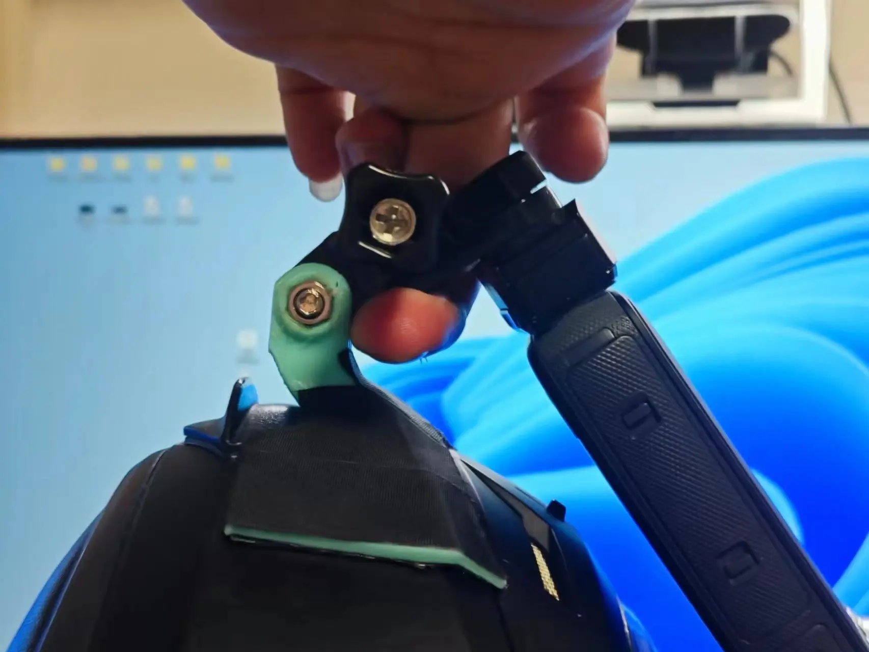 其他STL下载 - LS2 FF345 头盔支架gopro接口 - 丶冒泡