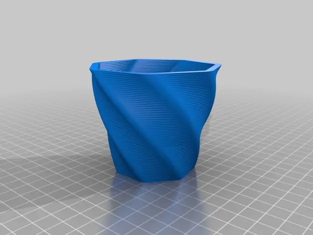 免费其他STL下载 - 花盆 OpenScad_Flower_Vase - FDM-模型搬运工