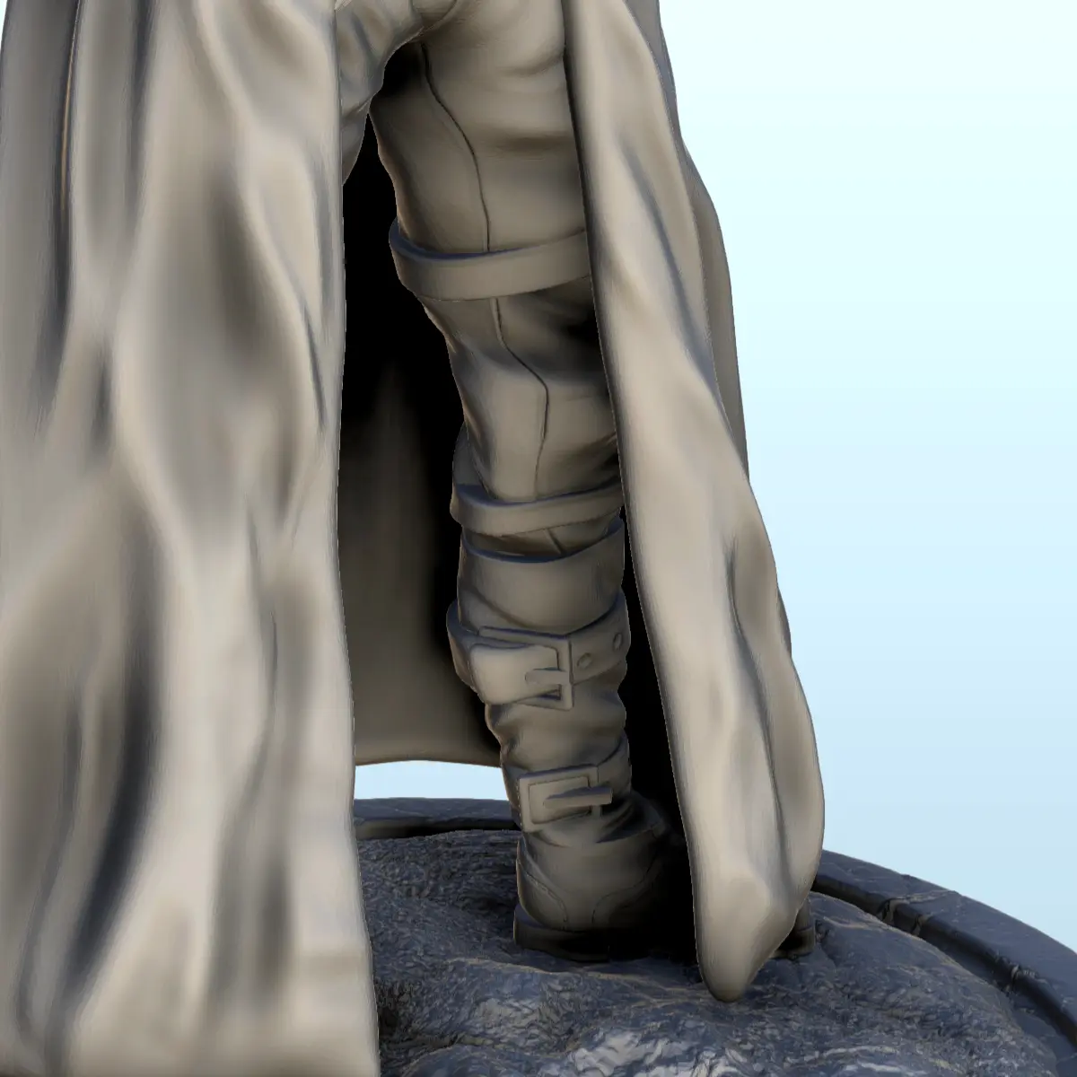 其他STL下载 - Bandit with coat and two guns (1) - Old West Figure mini ...