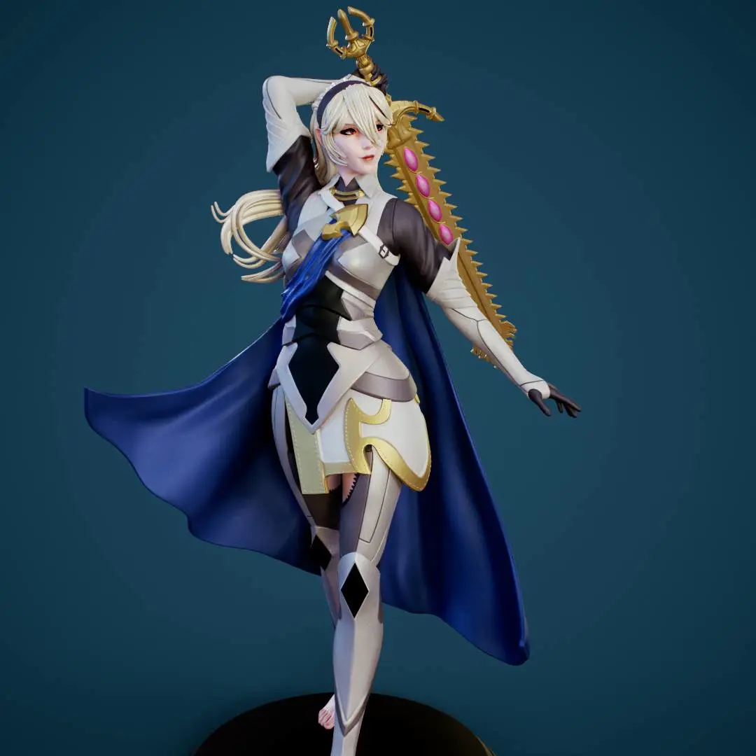 3D打印模型 | 3MF文件 | 神威 火焰之纹章 Corrin Fire Emblem | 创想云