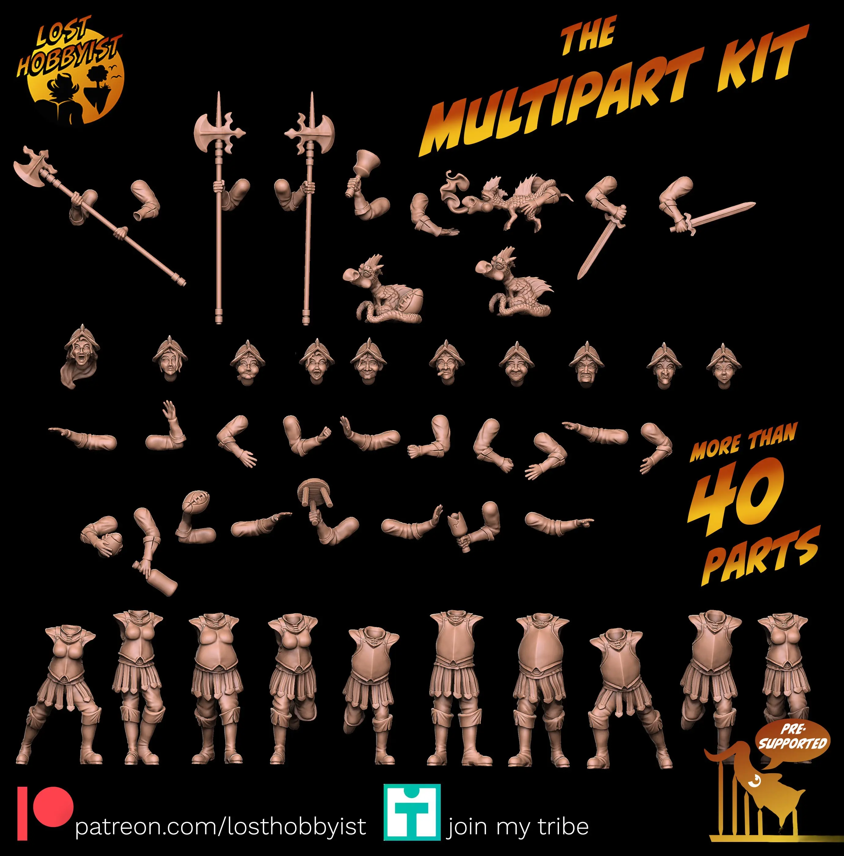 3D打印模型 | 3MF文件 | Multipart Kit | 创想云
