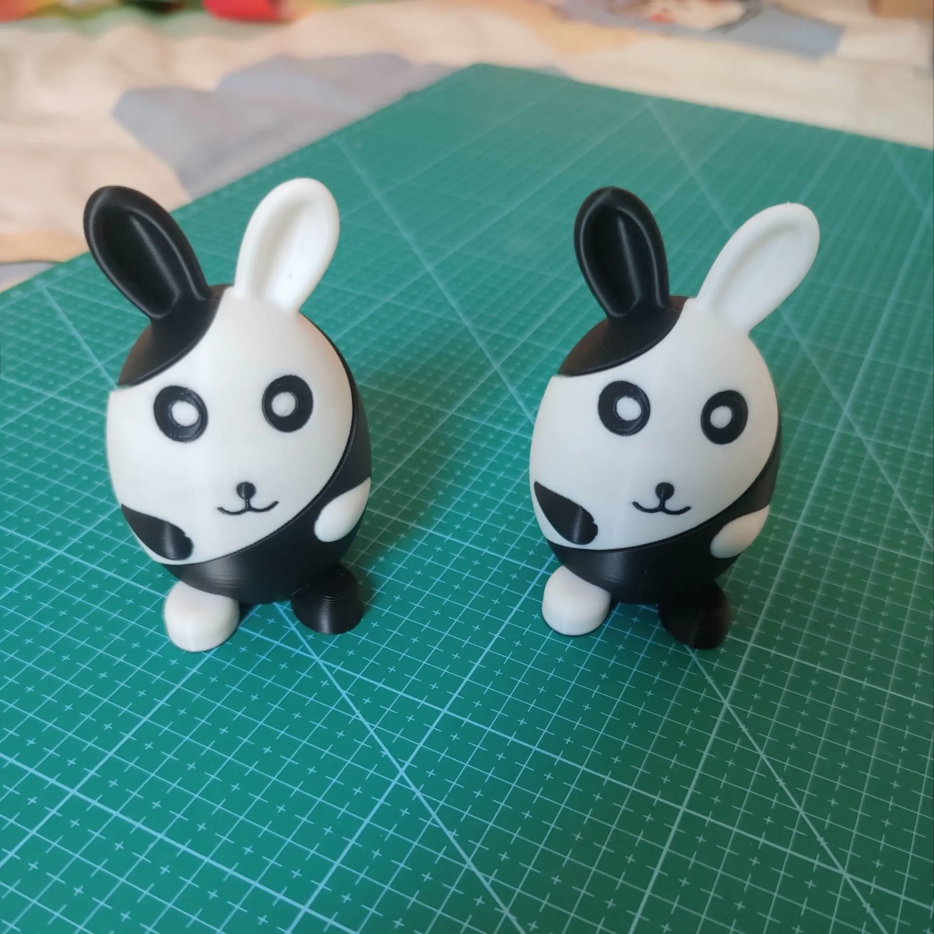 3D打印模型 | 3MF文件 | 穿越熊猫兔 | 创想云