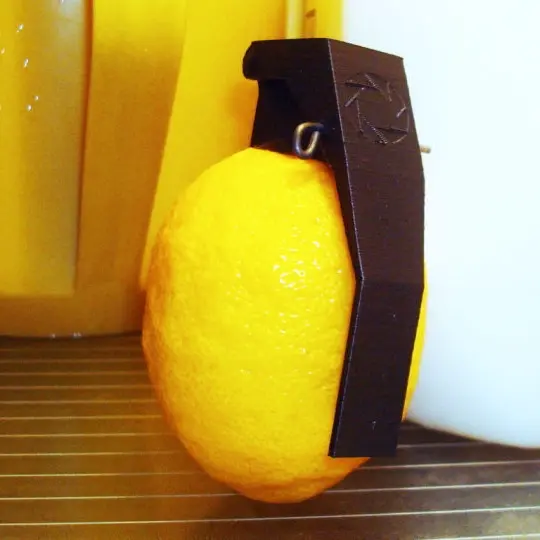 免费其他STL下载 - 柠檬手榴弹 - 呀哈喽