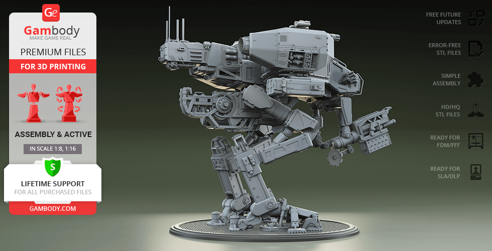 Moose Mech - Gambody | 3D模型下载 | 创想云