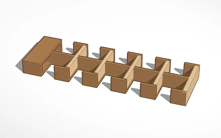 免费道具与地形STL下载 - Faller Low-rise Kit-A (N-Balcony) - 用户3629571553