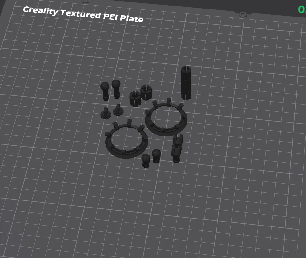 3D打印模型 | 3MF文件 | Y172 VTOL 雨燕飞行器 灵笼2PV白老板座驾 | 创想云