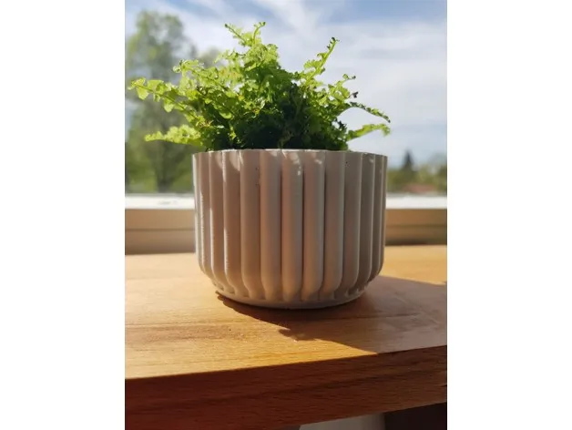 免费其他STL下载 - 花盆 Striped_Pot - FDM-模型搬运工