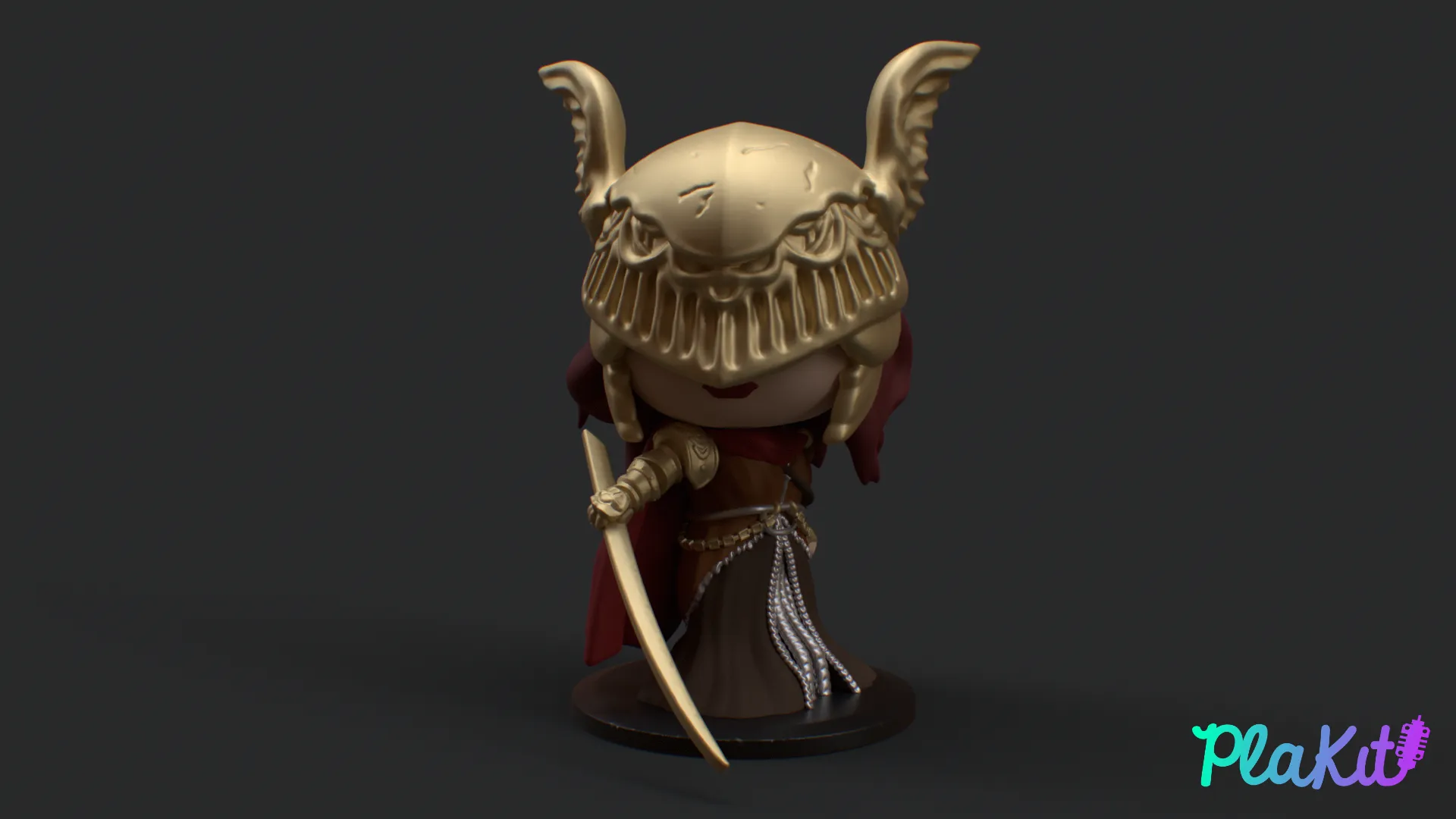 免费其他STL下载 - Q版Boneco Chibi Malenia - 左岸河畔