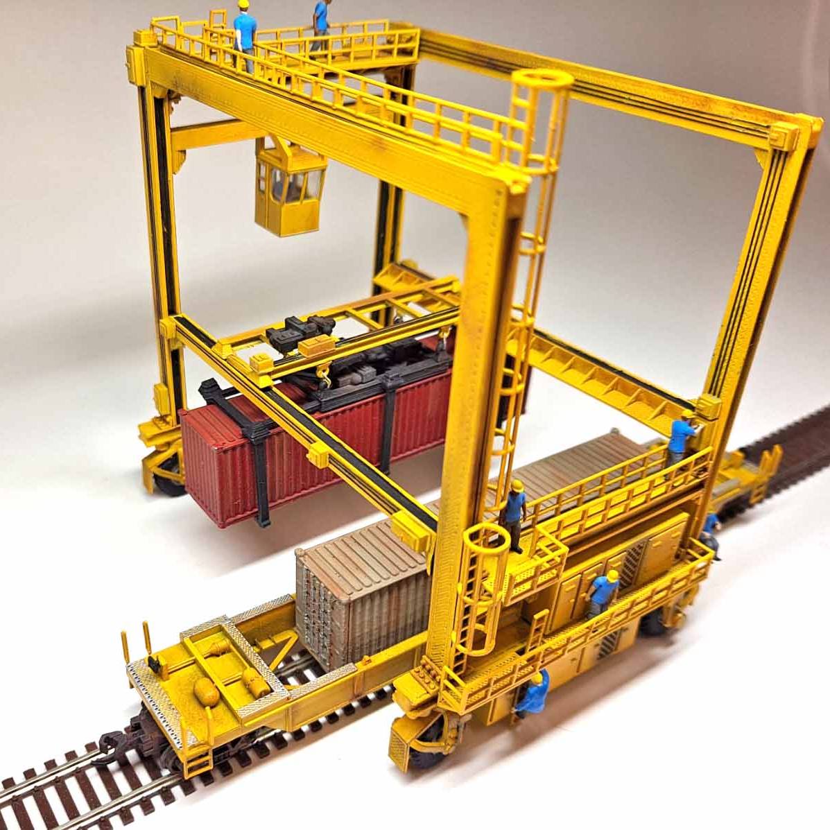 免费车辆与机械STL下载 - N Scale Intermodal Crane - 用户3629571553