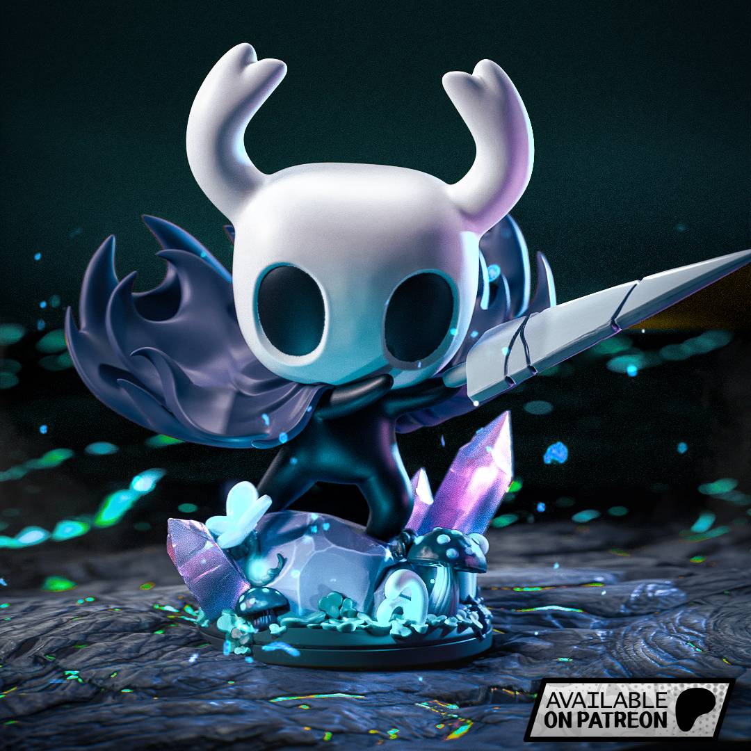 免费角色与怪物STL下载 - 空洞骑士 - 黄金瓜工作室