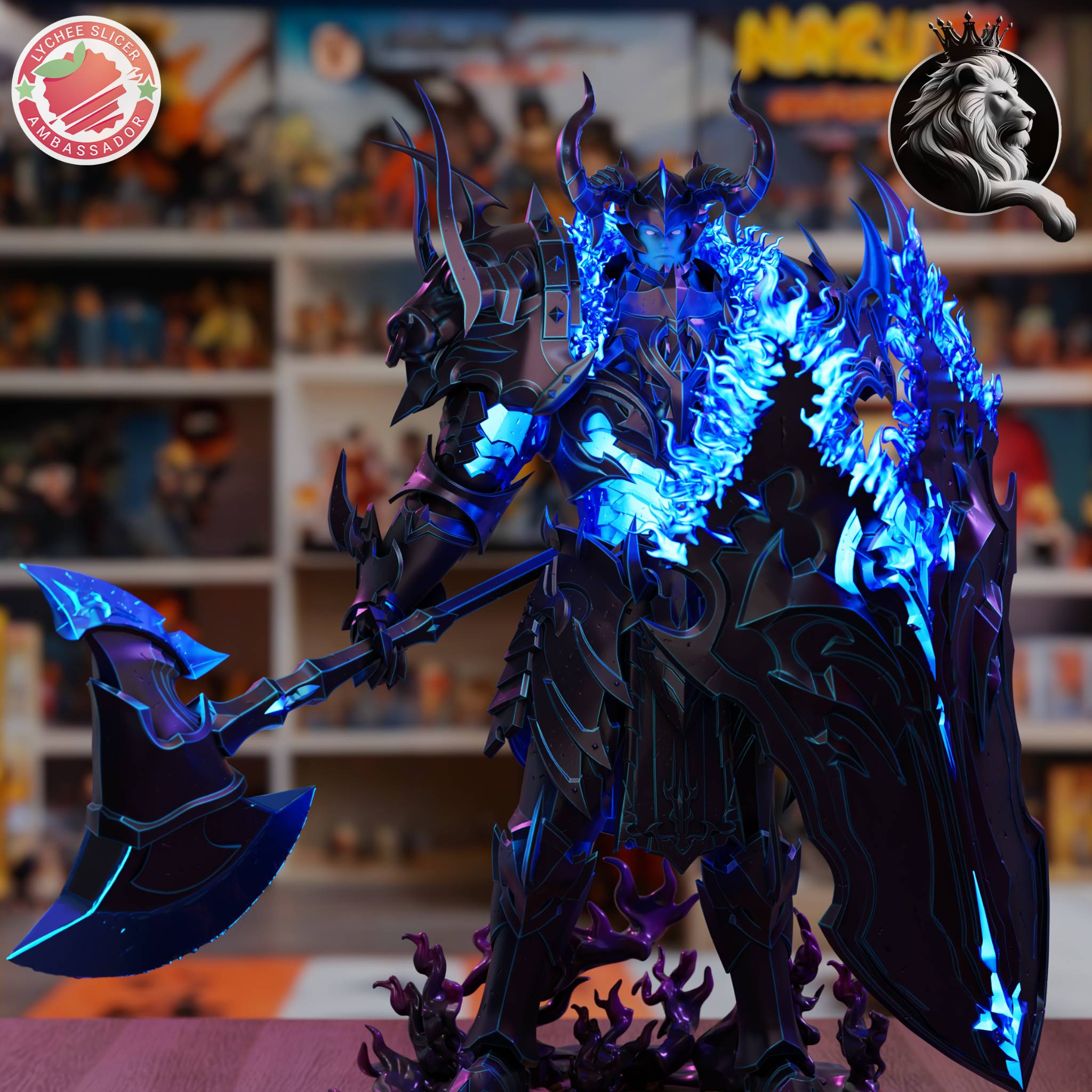 免费角色与怪物STL下载 - LionRealm Studio《我独自升级》贝鲁 - 左岸河畔