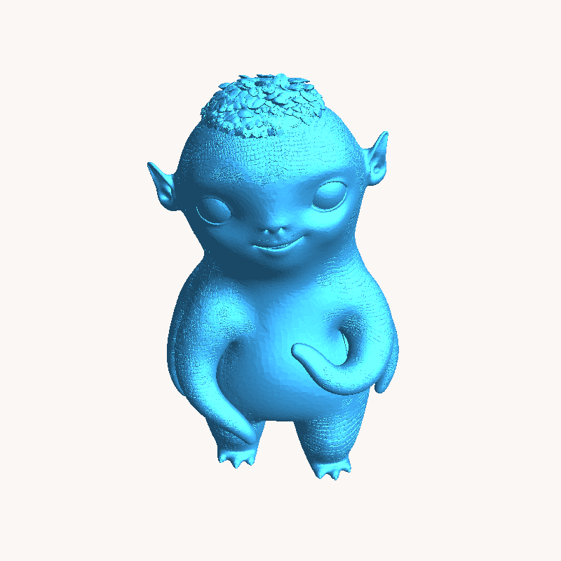 免费角色与怪物STL下载 - 胡巴3D模型--捉妖记 - 我爱3D