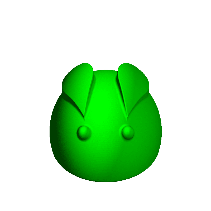 免费桌游与卡牌游戏STL下载 - Japanese Dessert - Rabbit - 小白的3DP乐园