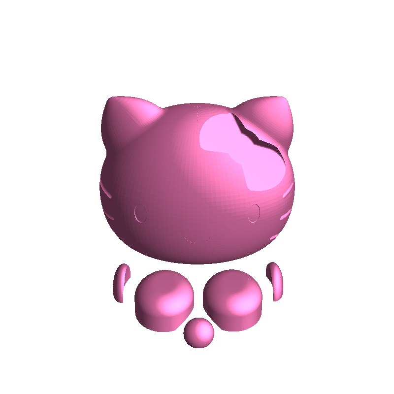 Hello kitty | 3D模型下载 | 创想云