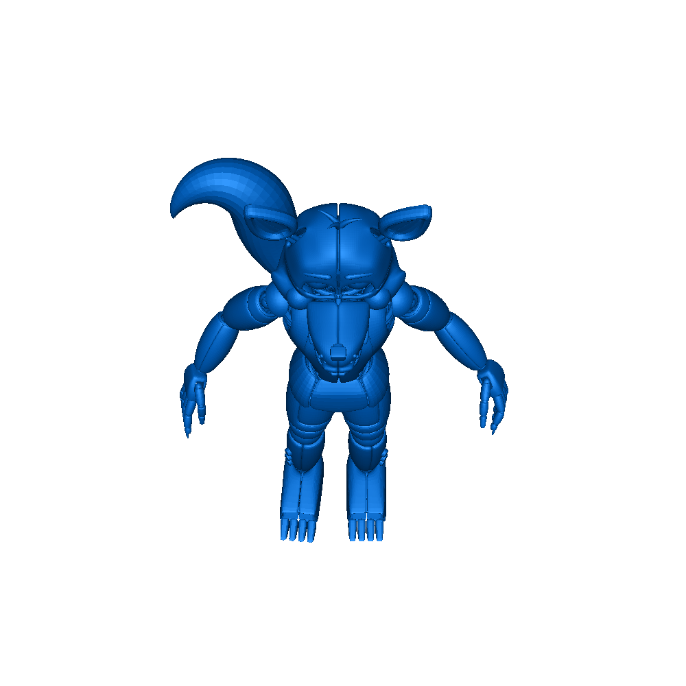免费角色与怪物STL下载 - funtime foxy - 用户2736782635