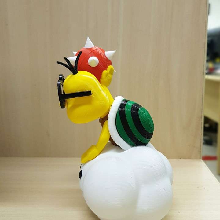 Mario游戏中的Lakitu-多色 | 3D模型下载 | 创想云