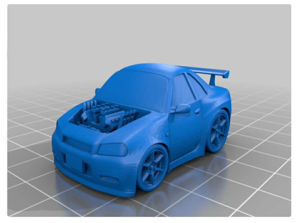 Q版R34 | 3D模型下载 | 创想云