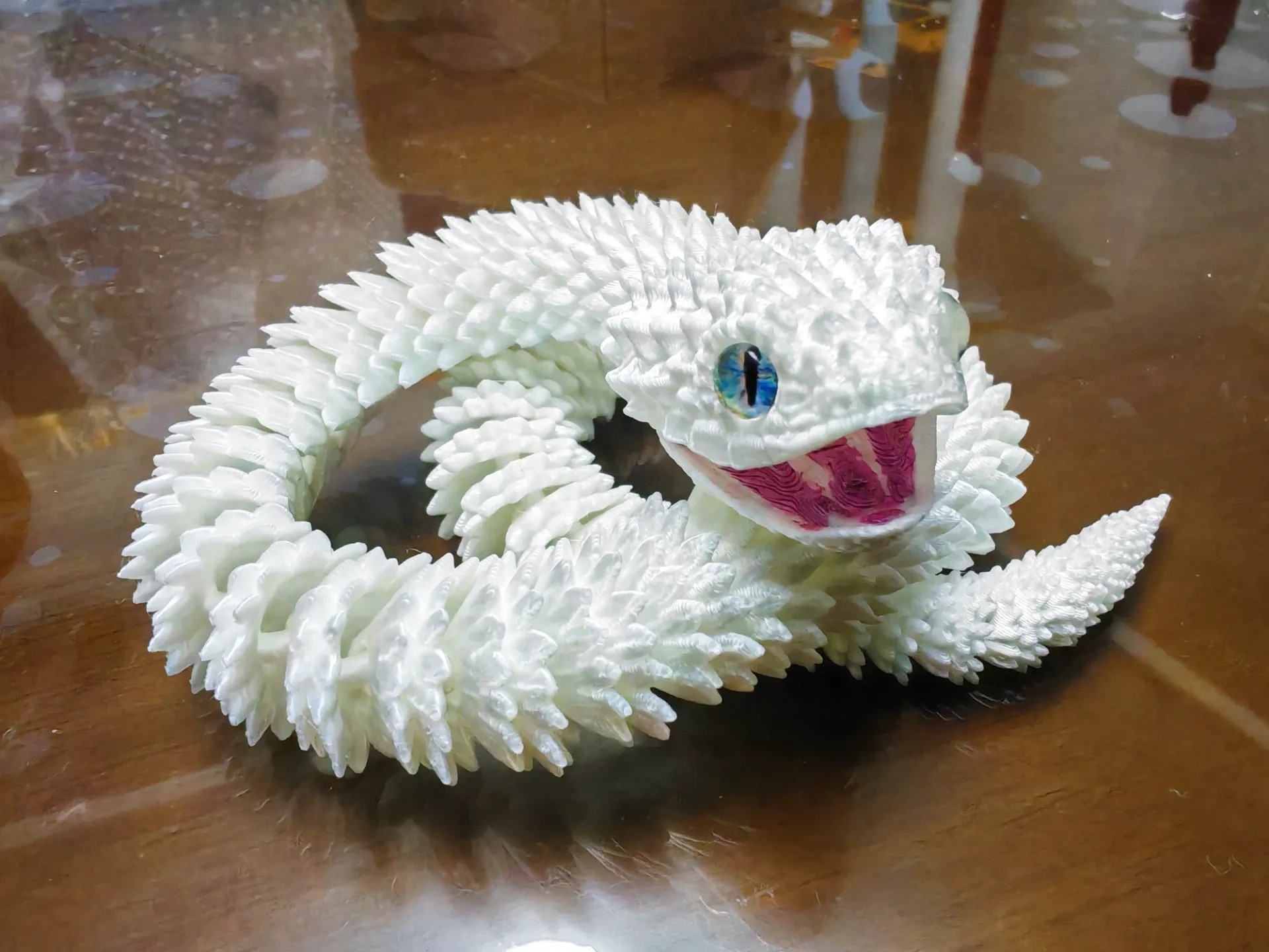 免费游戏道具STL下载 - 蛇 - 嘟一个小嘟