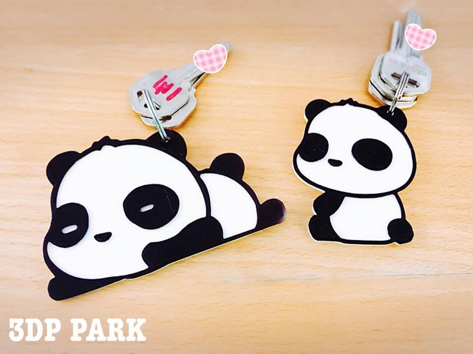 PANDA key chain | 3D模型下载 | 创想云