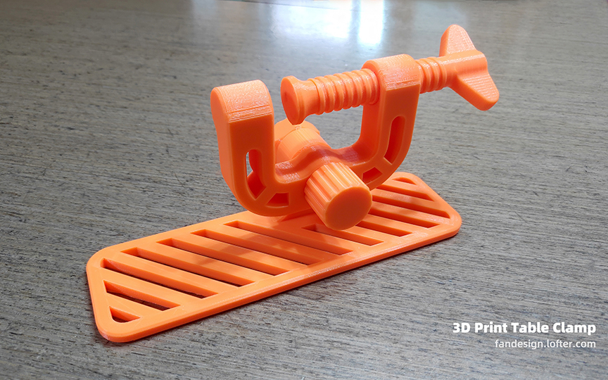 Table Clamp | 3D模型下载 | 创想云